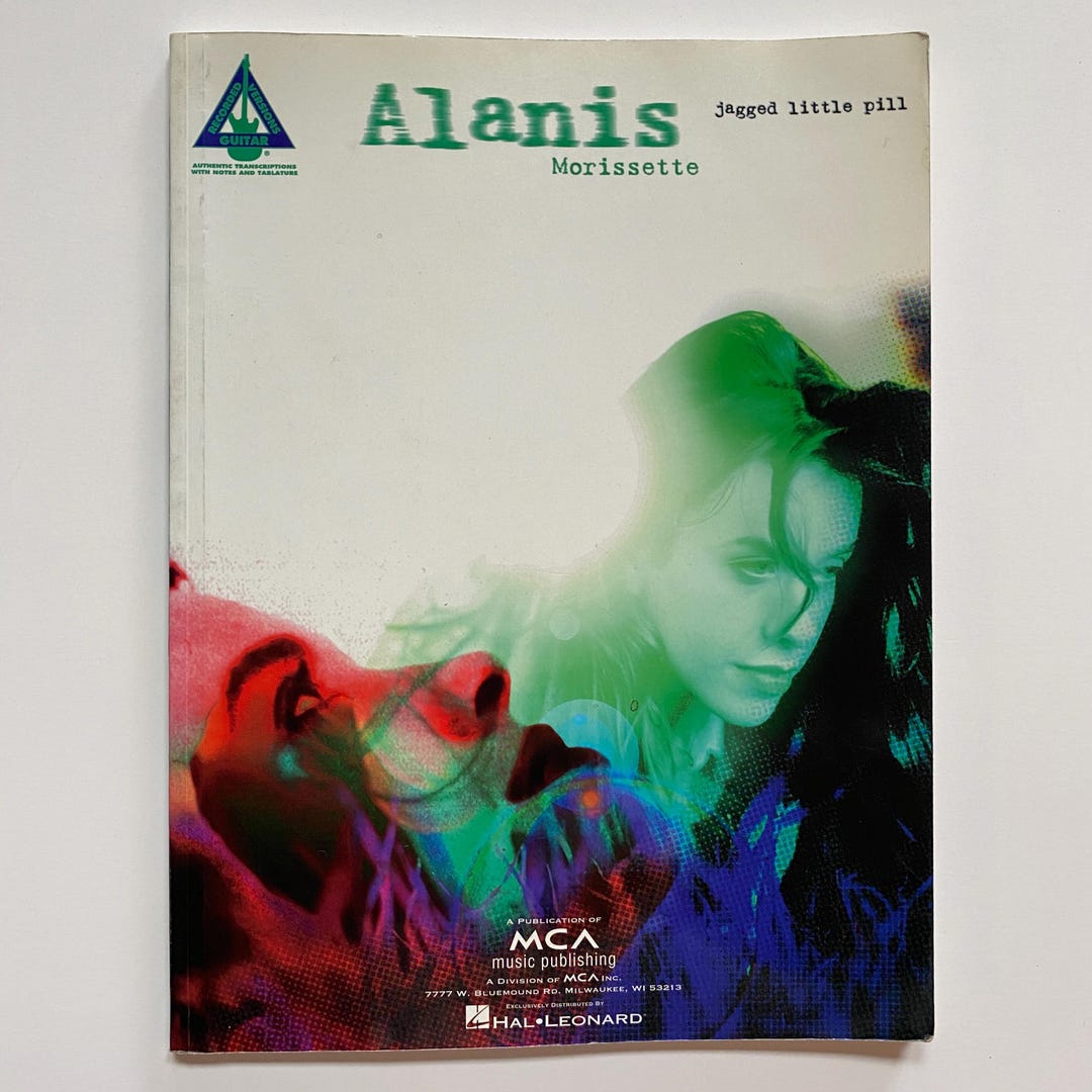 Alanis Morissette Jagged Little Pill Song Book Sheet Music Book for ...