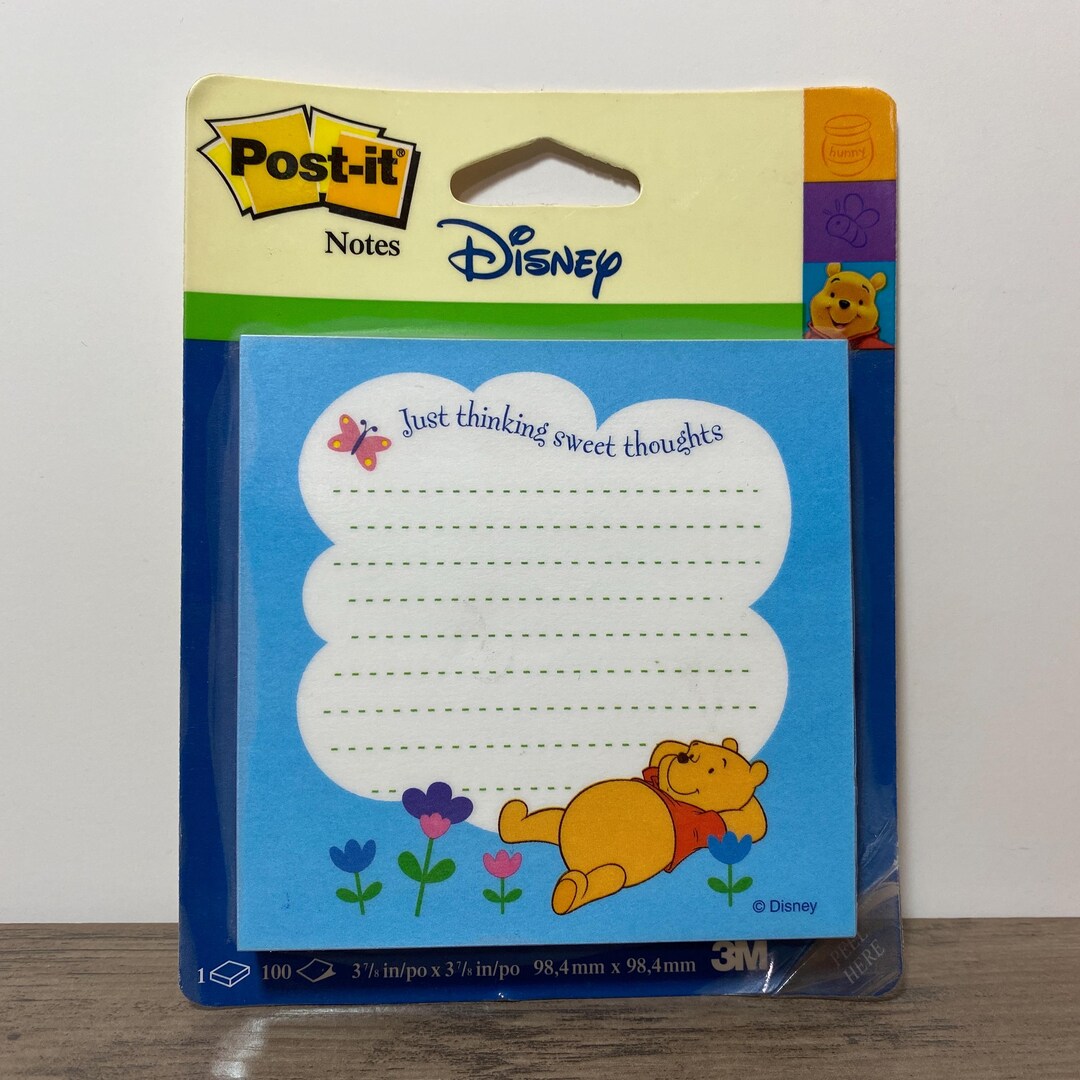 2001 Disney Winnie the Pooh Post It Notes Made in USA - Etsy
