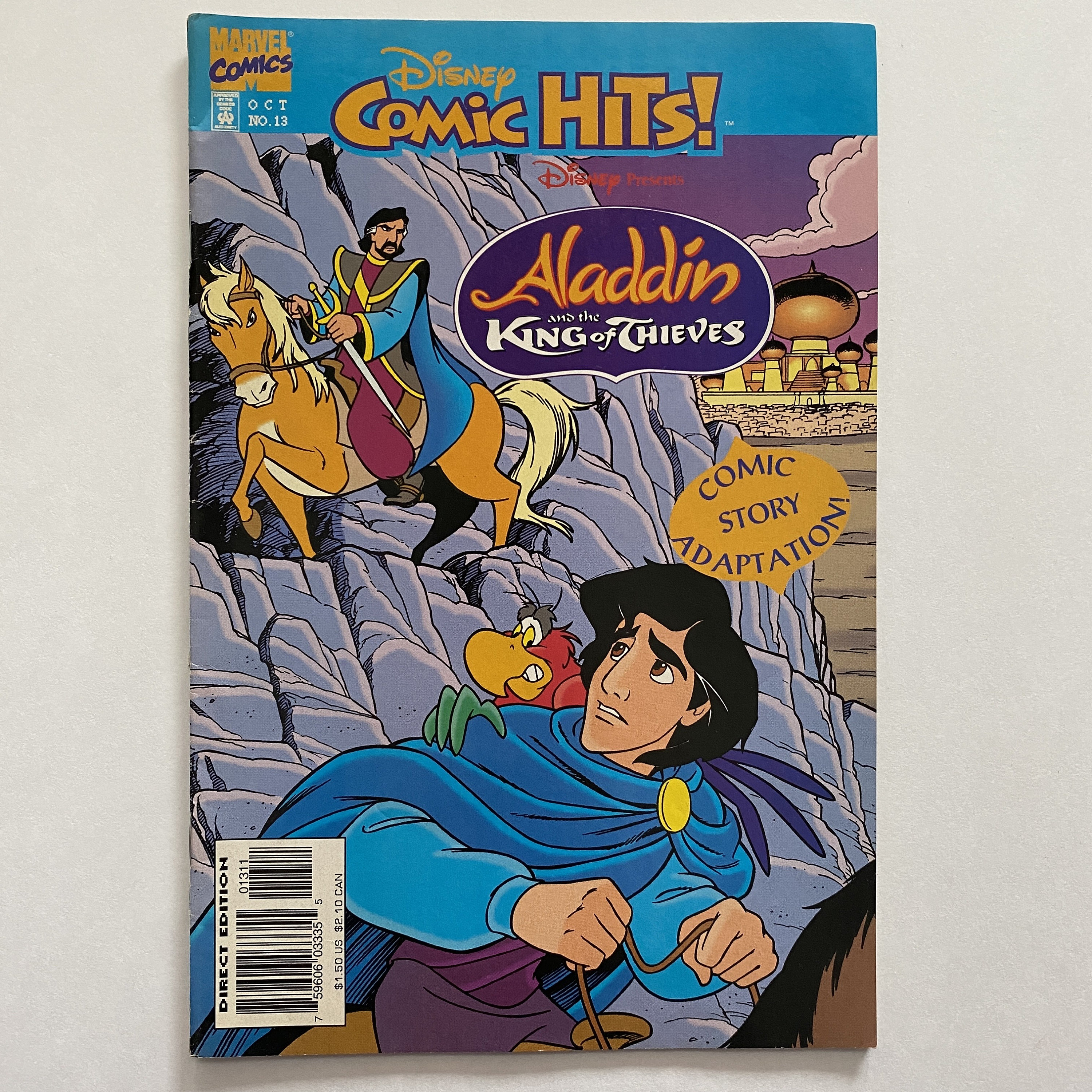 1996 Aladdin and the King of Thieves Comic Book Story Adaptation Disney ...