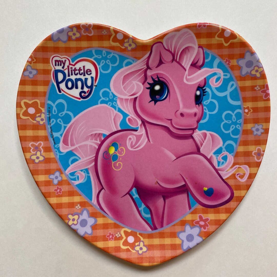 My Little Pony Melamine Plate 2003 Pinkie Pie Early 2000s Kids - Etsy