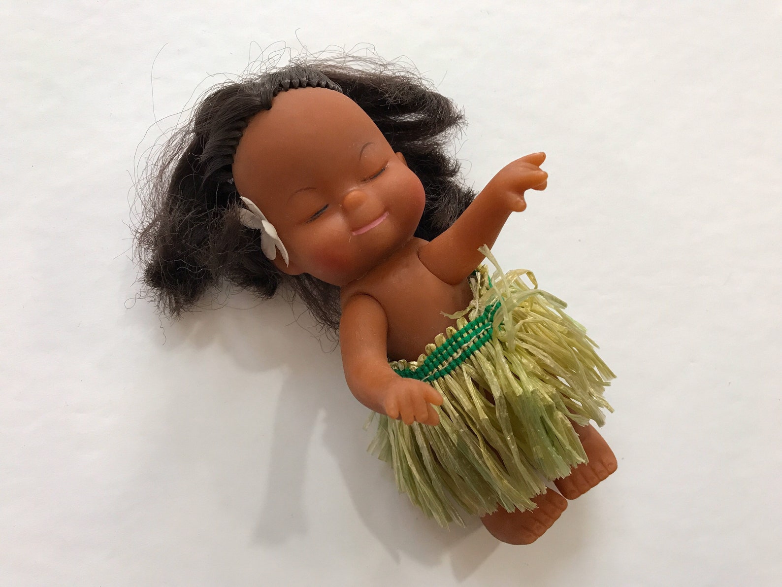 Vintage Hawaiian Hula Girl Doll Rubber Plastic Retro Toy Kids - Etsy