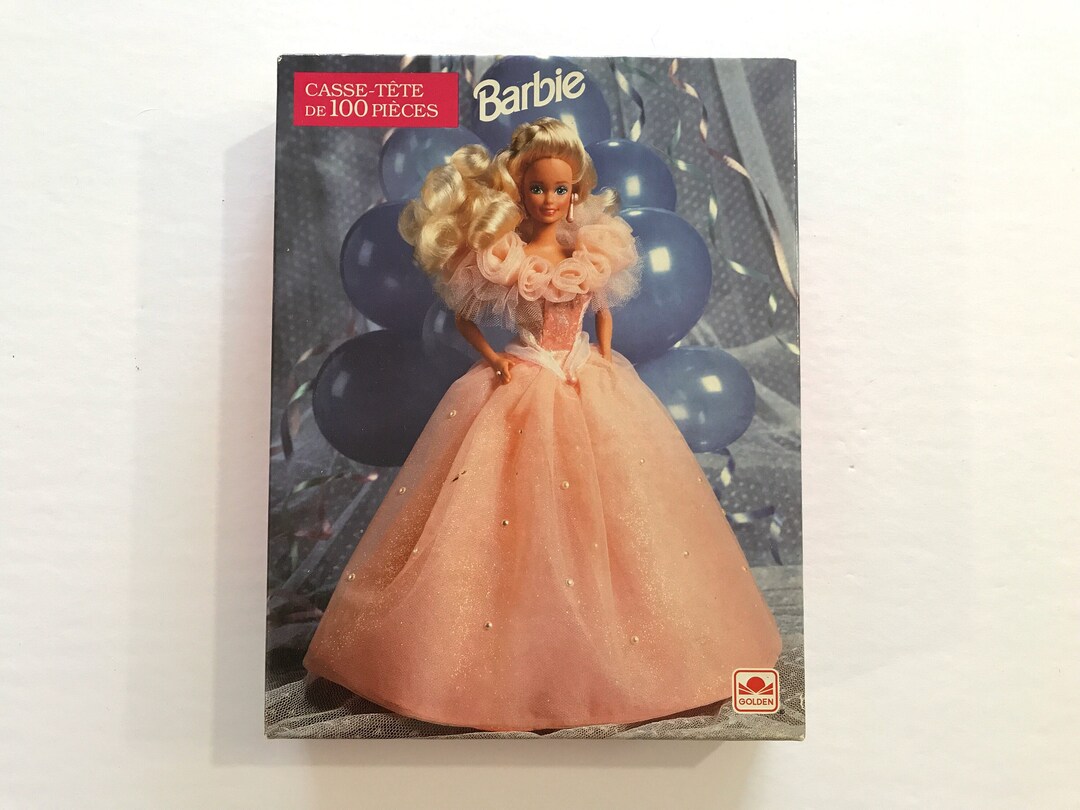 1990s Barbie Jigsaw Puzzle COMPLETE 100 Pieces Kids Game Mattel - Etsy