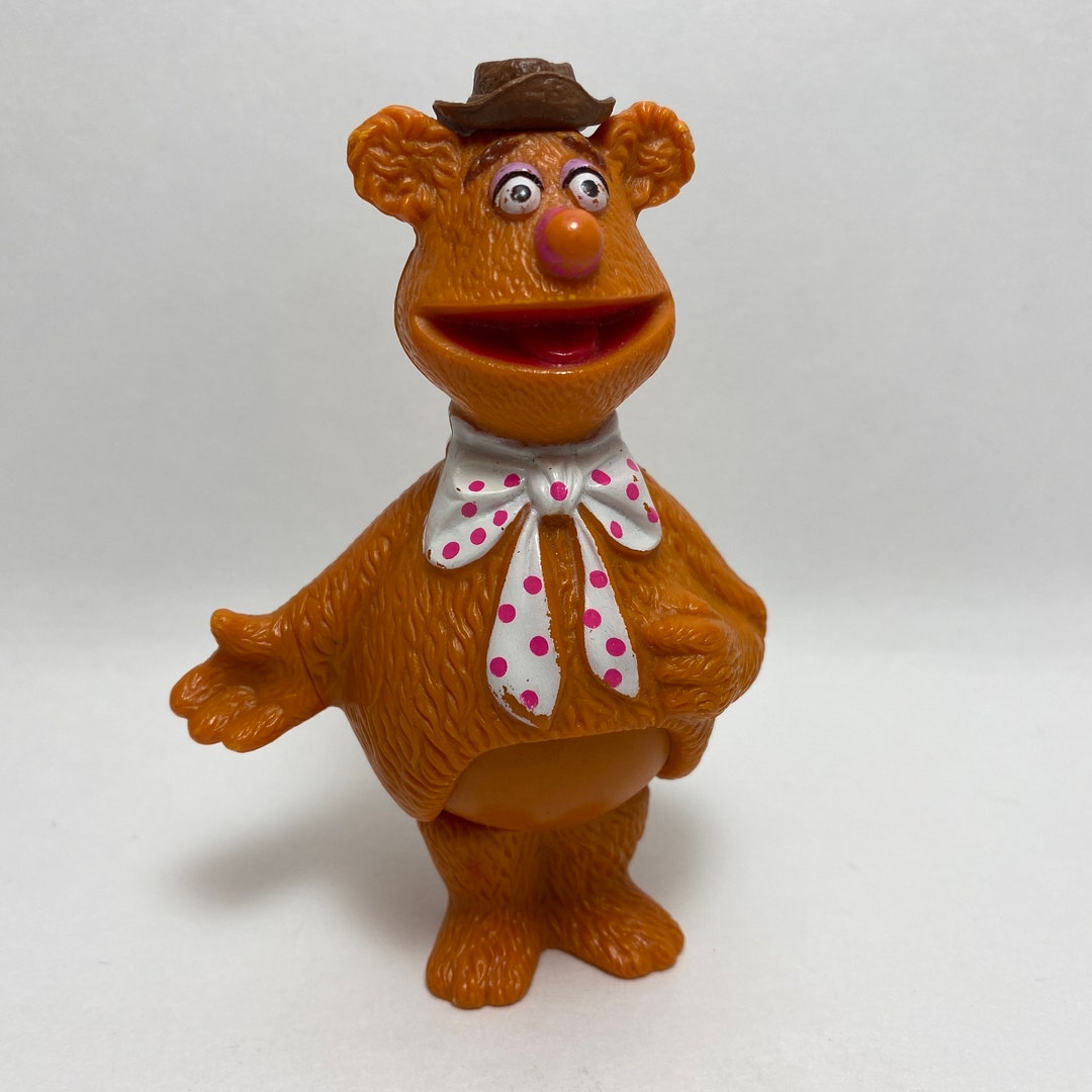 1978 Muppets Fozzie Bear Bowing Toy Jim Henson Sesame Street Made in ...