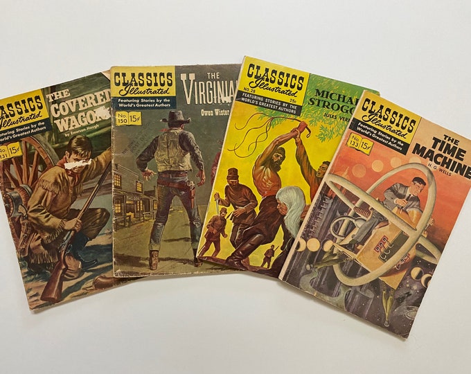 Classics Illustrated Comic Books Graphic Novels 60s 70s Classic Authors ...