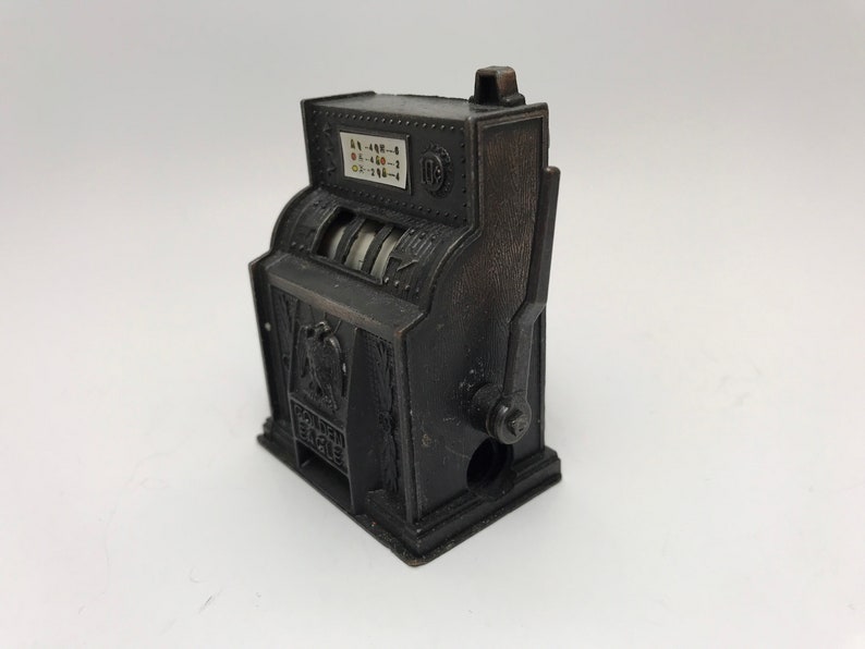 Vintage Die Cast Metal Slot Machine Pencil Sharpener Hong Kong - Etsy