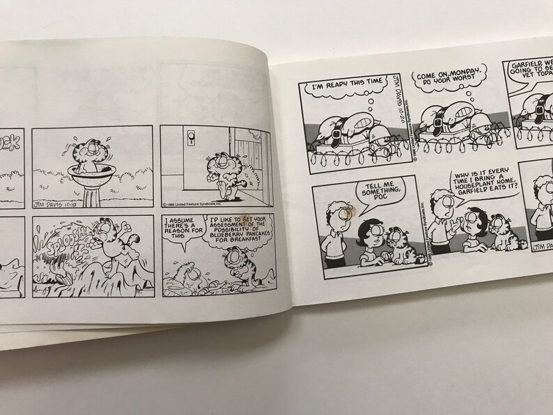 1980s Garfield World Wide Comic Strip Book - Etsy