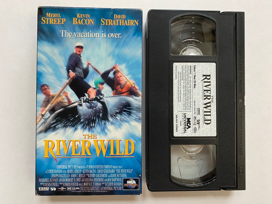 1994 the River Wild VHS Video Tape Movie Full Length Nature Film Tested ...