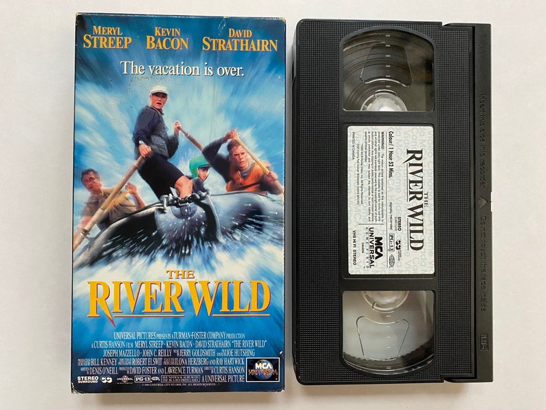 1994 the River Wild VHS Video Full Length Movie Tested Working Meryl ...