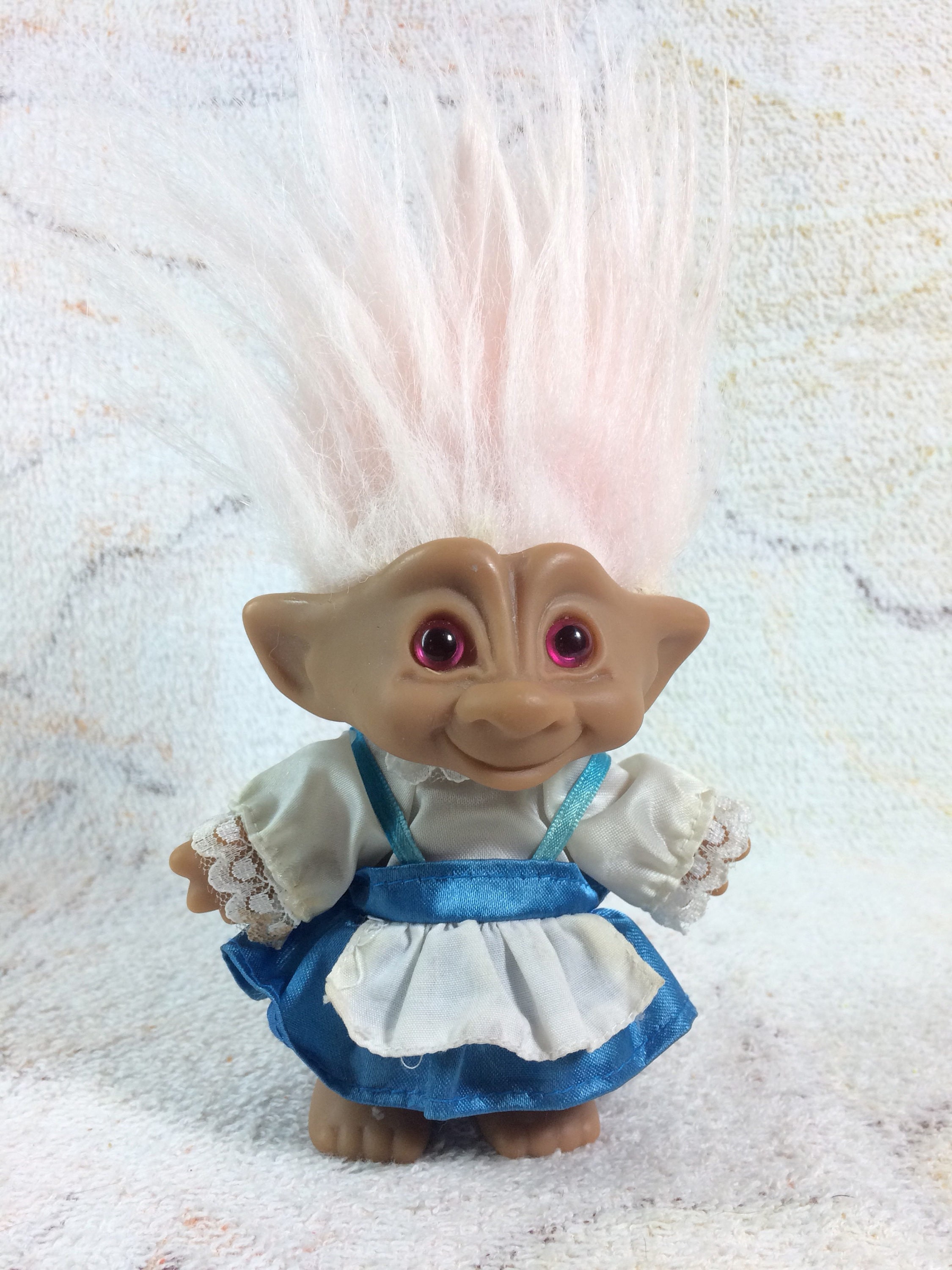 Vintage Ace Novelty Co Jewel Belly Troll Doll 1990s Kids Toys | Etsy