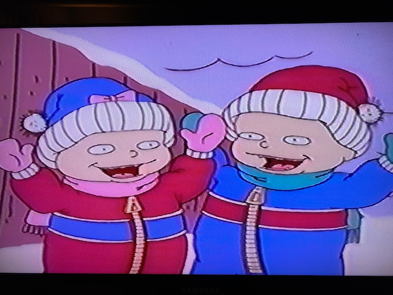 Rugrats Christmas VHS Video Double Length Holiday Cartoon 1996 the ...