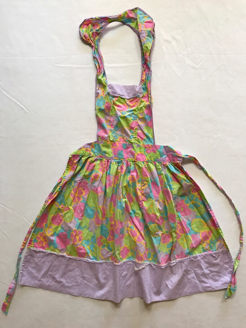 1970s Kitchen Apron Flower Power Cooking Baking Apron Kitsch - Etsy