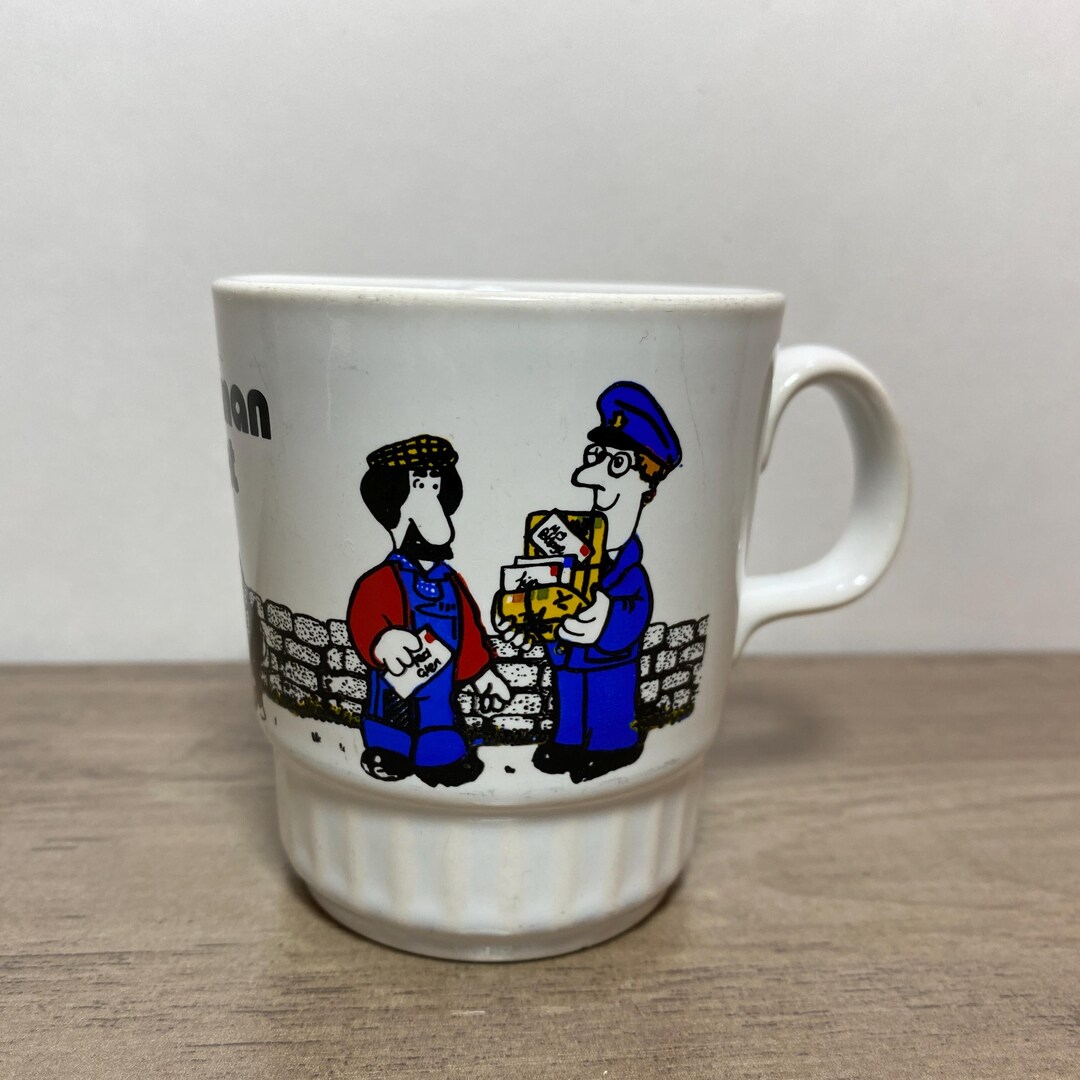 Postman Pat Kids Mug 1988 Woodland Animations Limited Ceramic Childrens ...