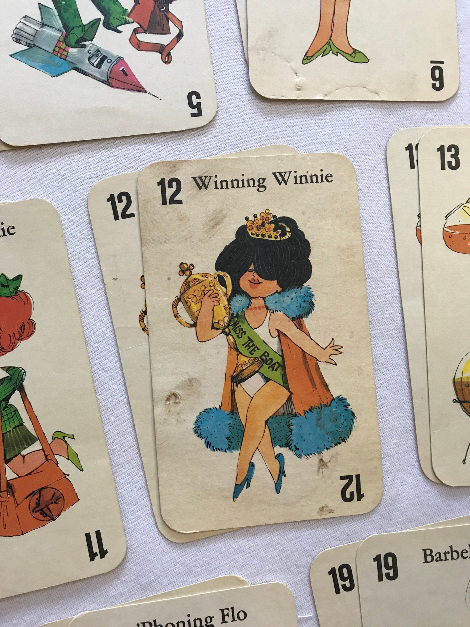 60s or 70s Jumbo Old Maid Playing Cards Set Kids RARE Game - Etsy