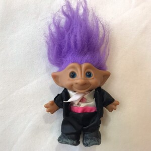 Vintage Ace Novelty Co Jewel Belly Troll Groom Dolls 1990s | Etsy