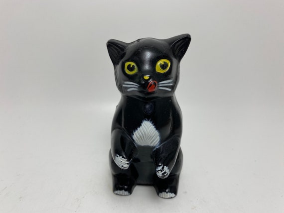 Halloween Black Cat Salt Shaker Spooky Season Decor F F Mold - Etsy