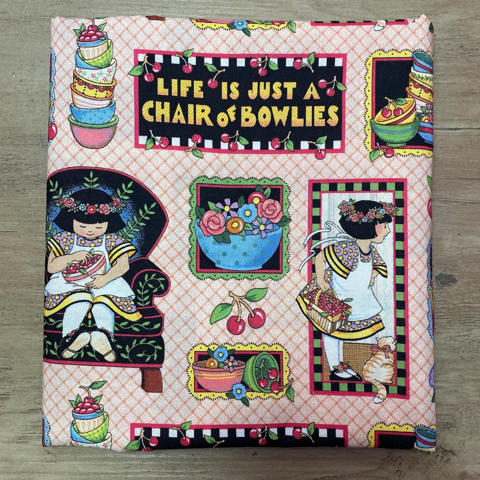 Mary Engelbreit Sewing Fabric 2 Yards 2001 Vintage Retired Out of Print ...