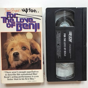 1989 For the Love of Benji VHS Video Movie Cute Classic Dog | Etsy