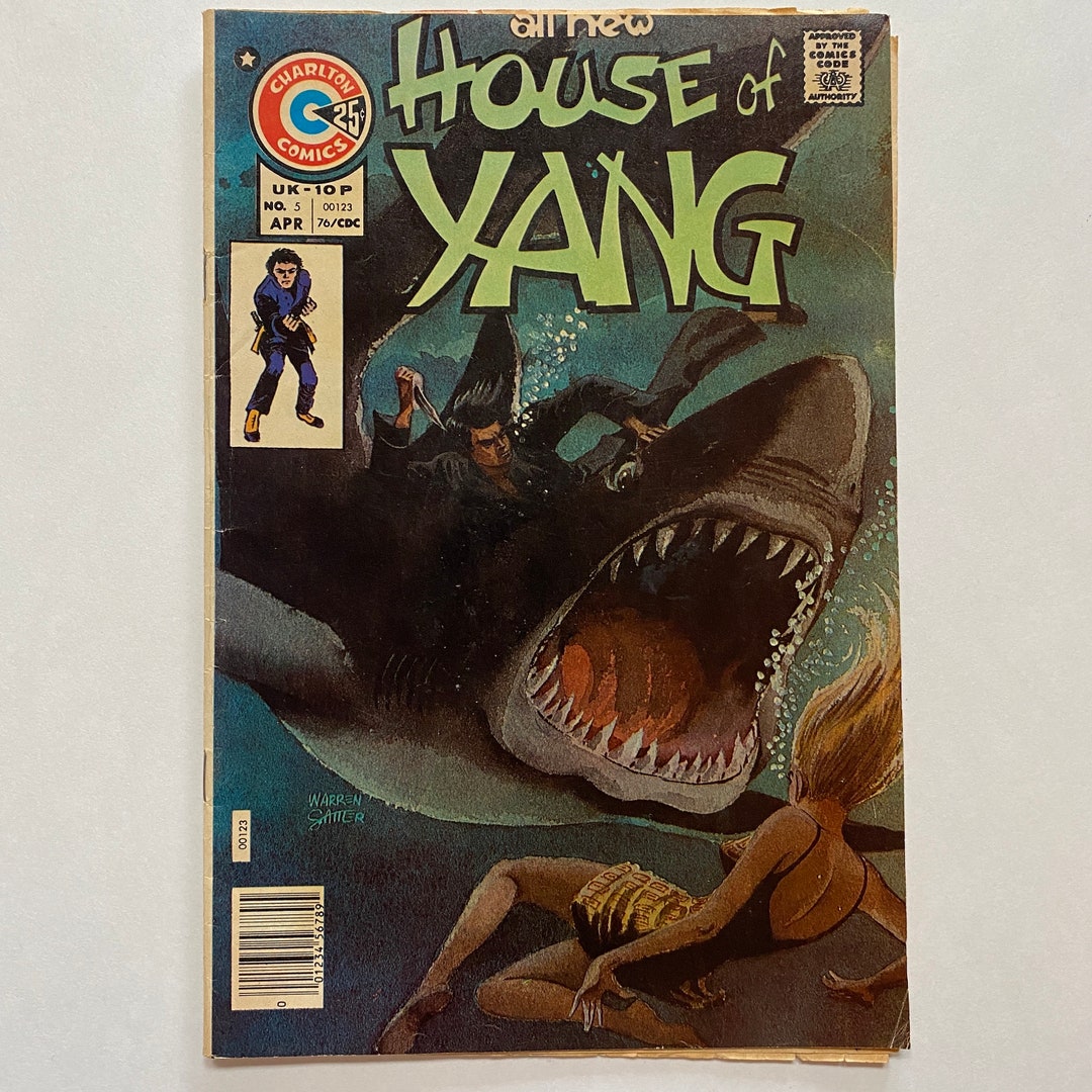 House of Yang No 5 Comic Book Charlton Comics 1976 - Etsy