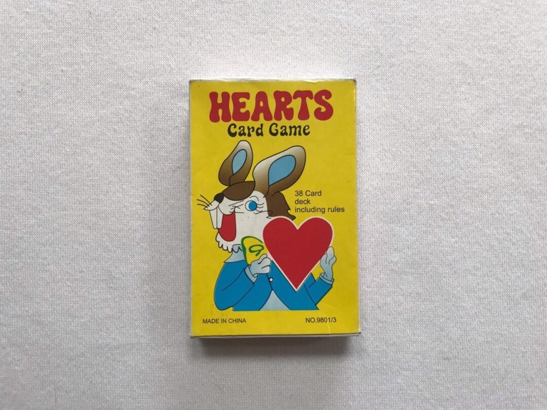 Hearts Playing Cards Set Complete Set Kids Card Games Paper Ephemera ...