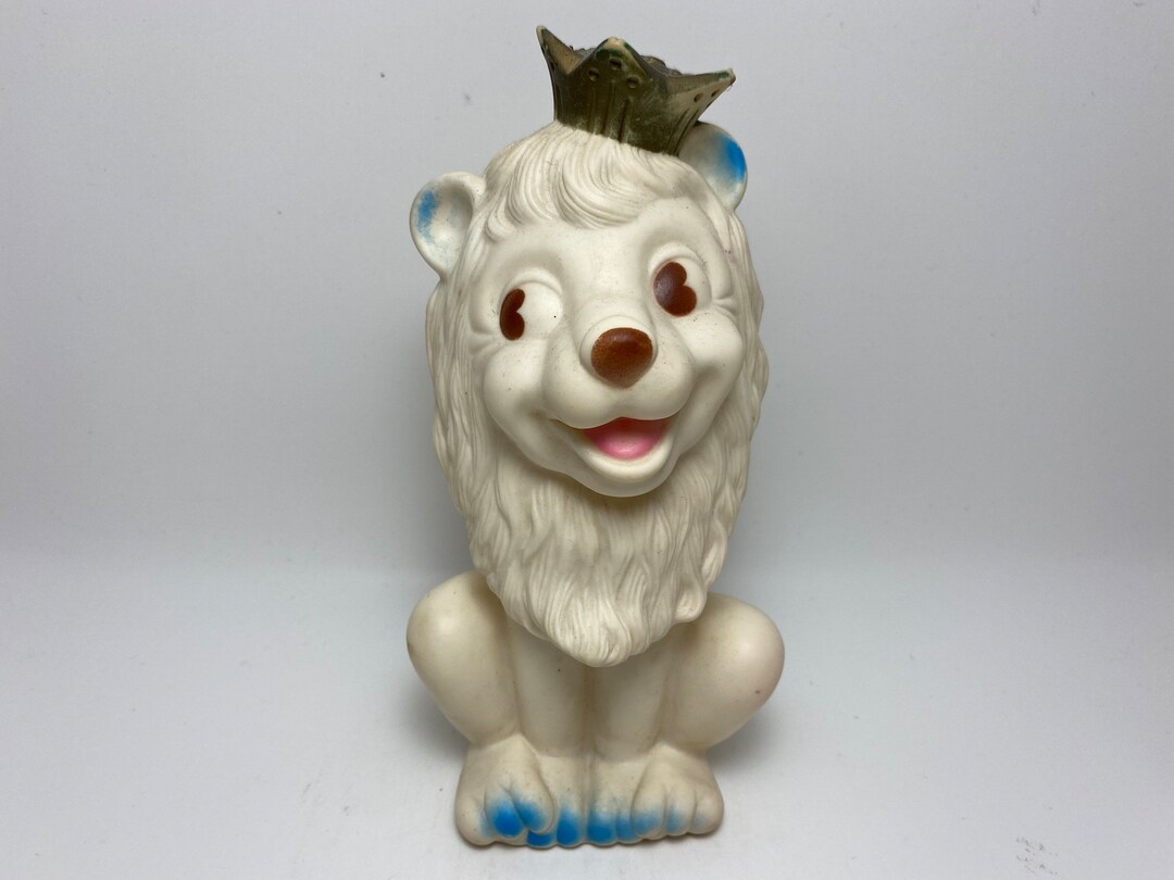 Rubber Louis the Lion Squeak Toy 1960s 70s Made in Canada by Viceroy - Etsy
