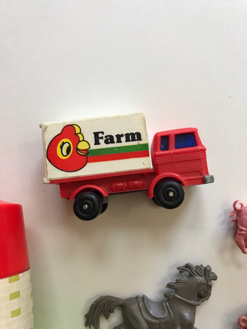 1960s Jimson Farm Animals Barn Tractor 60s Kids Toy Pretend Play Hong ...