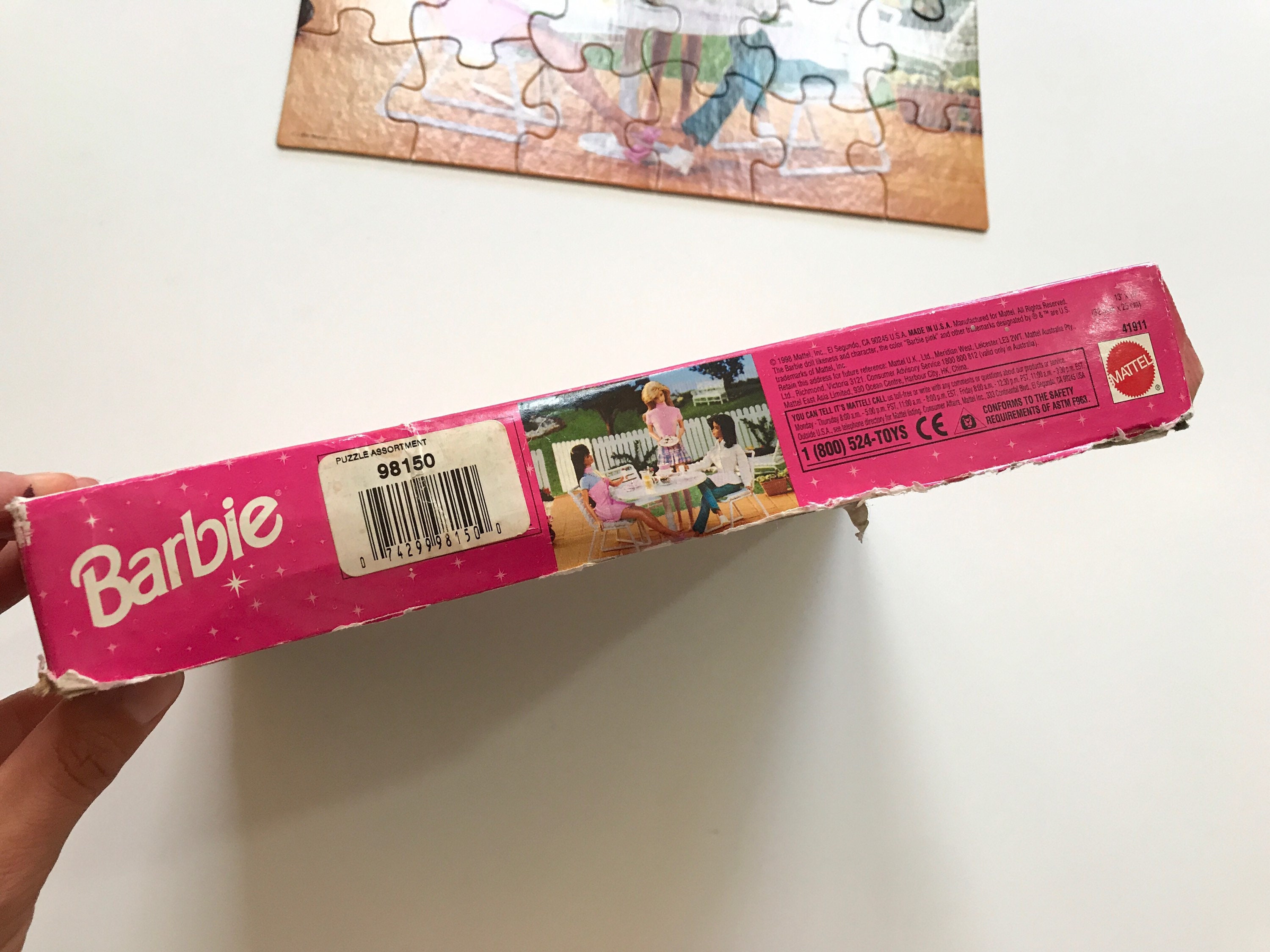 1990s Barbie Puzzle COMPLETE Jigsaw 90s Kids Games 24 Pieces | Etsy