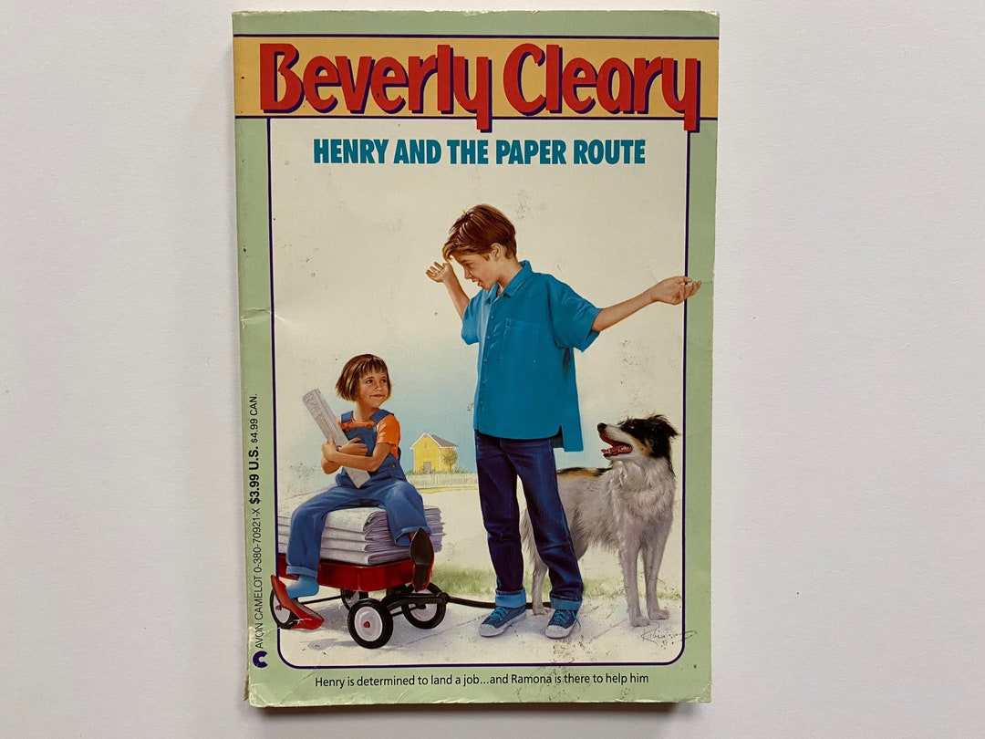 SALE 1990s Beverly Cleary Henry and the Paper Route Kids Teens 90s ...
