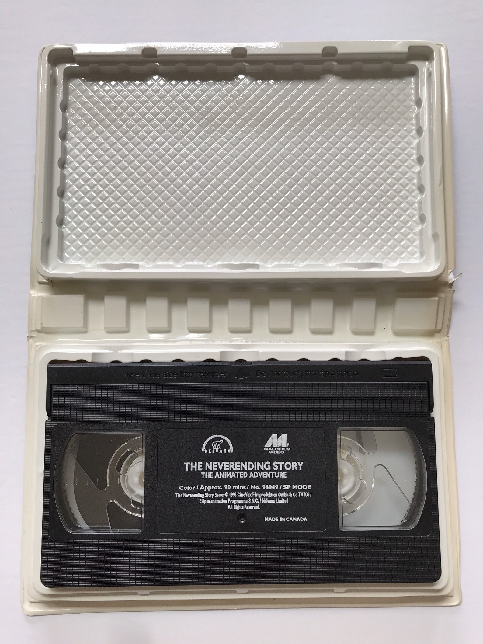 The Neverending Story Animated Adventure VHS Video Tape Tested Working ...