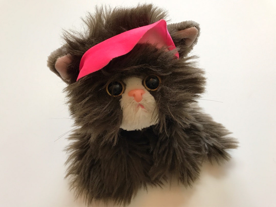 RARE Vintage 1995 Tyco Kitty Kitty Fancy Kittens Purring Cat Plushie ...