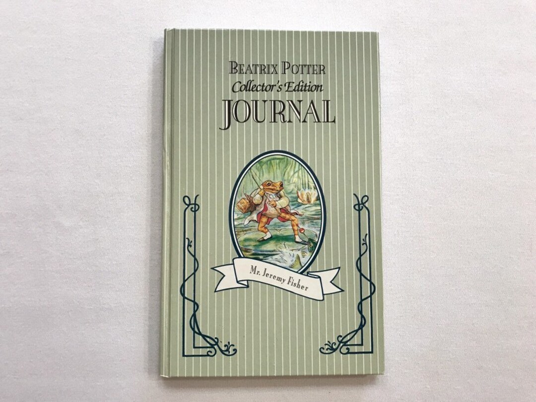 Beatrix Potter Collectors Edition Journal With Mr Jeremy Fisher 1993 ...