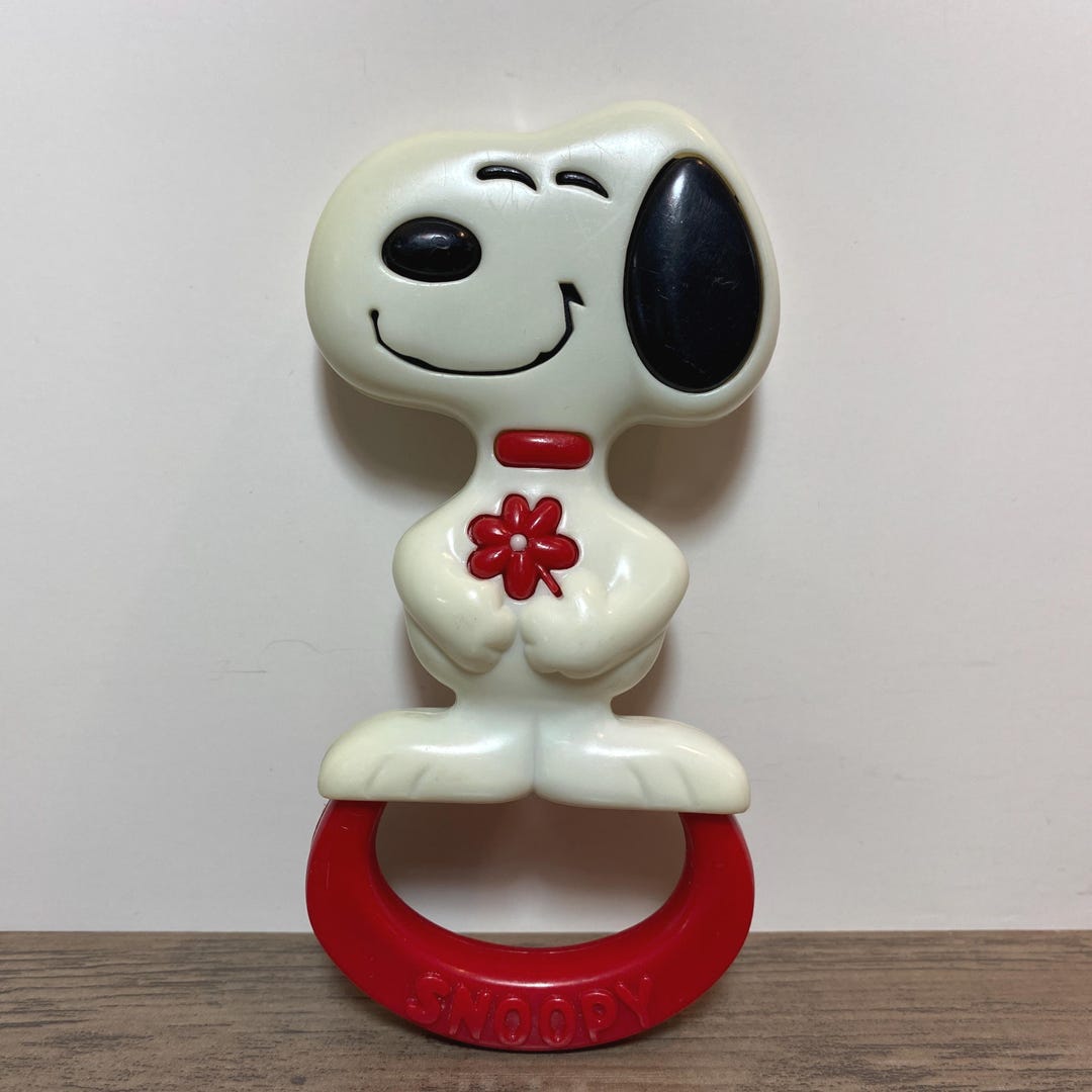 Vintage Snoopy Rattle Danara 80s 90s Collectible Toddler Toy - Etsy