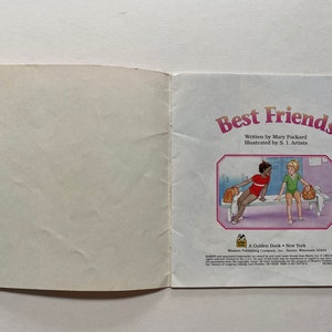 1996 Barbie Best Friends Golden Soft Cover Book Dear Barbie 90s Kids - Etsy
