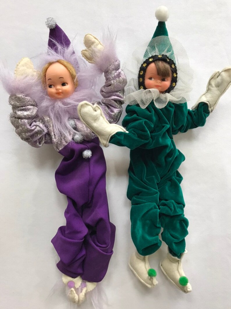 Vintage Handmade Christmas Pixie Dolls Retro 60s 70s Cute - Etsy