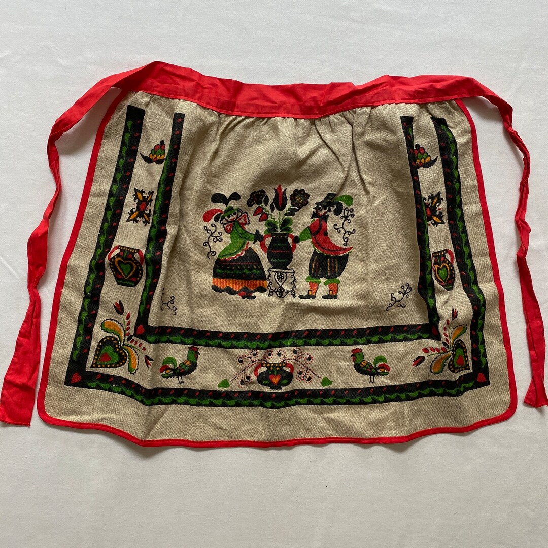 Cute Cotton Linen Apron Dutch or Scandinavian Style - Etsy