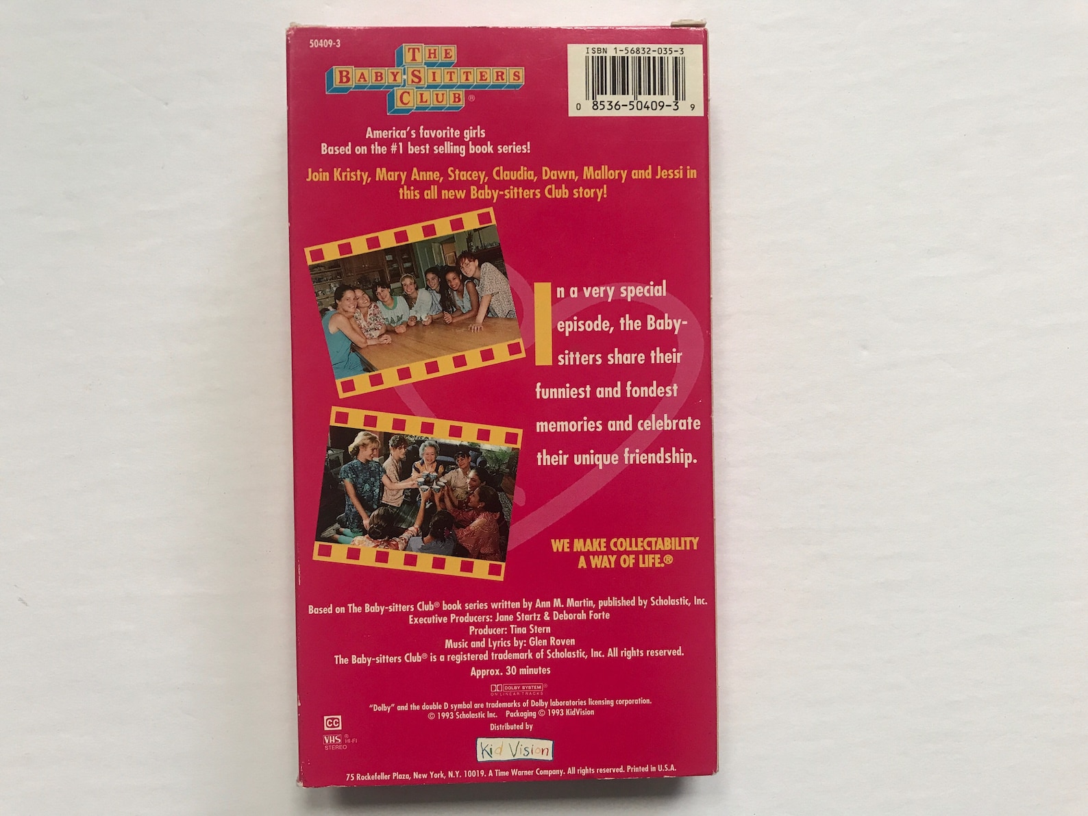 1993 the Babysitters Club VHS Video Tape Girls 90s Kids - Etsy