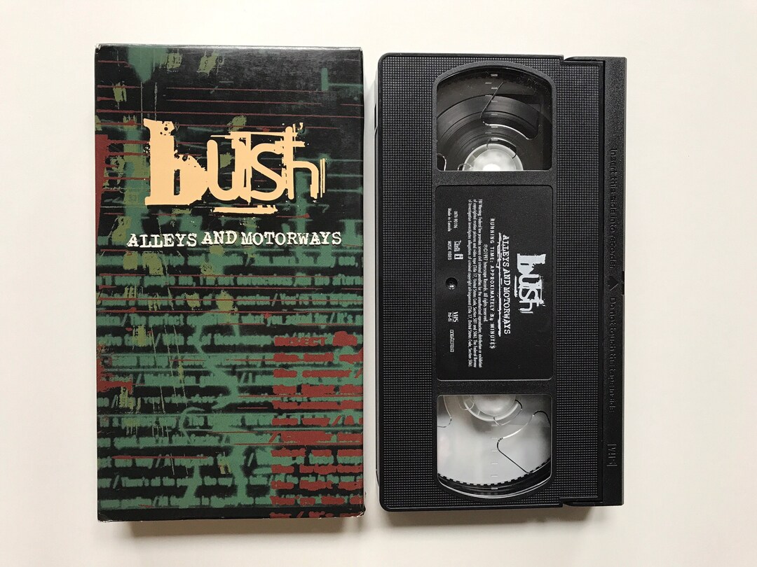 1997 Bush Alleys and Motorways VHS Video Tape Tested Working Movie ...