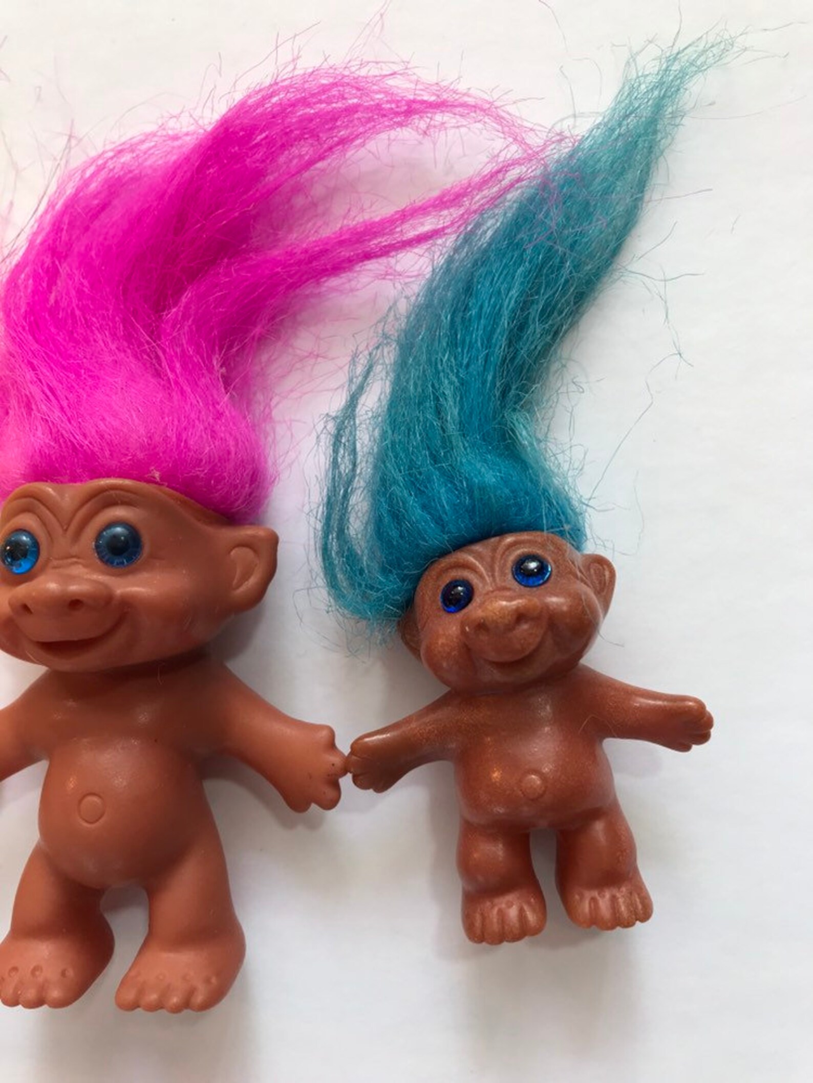 1980s Mini Trolls Small Treasure Trolls Cute Collectible Korea | Etsy