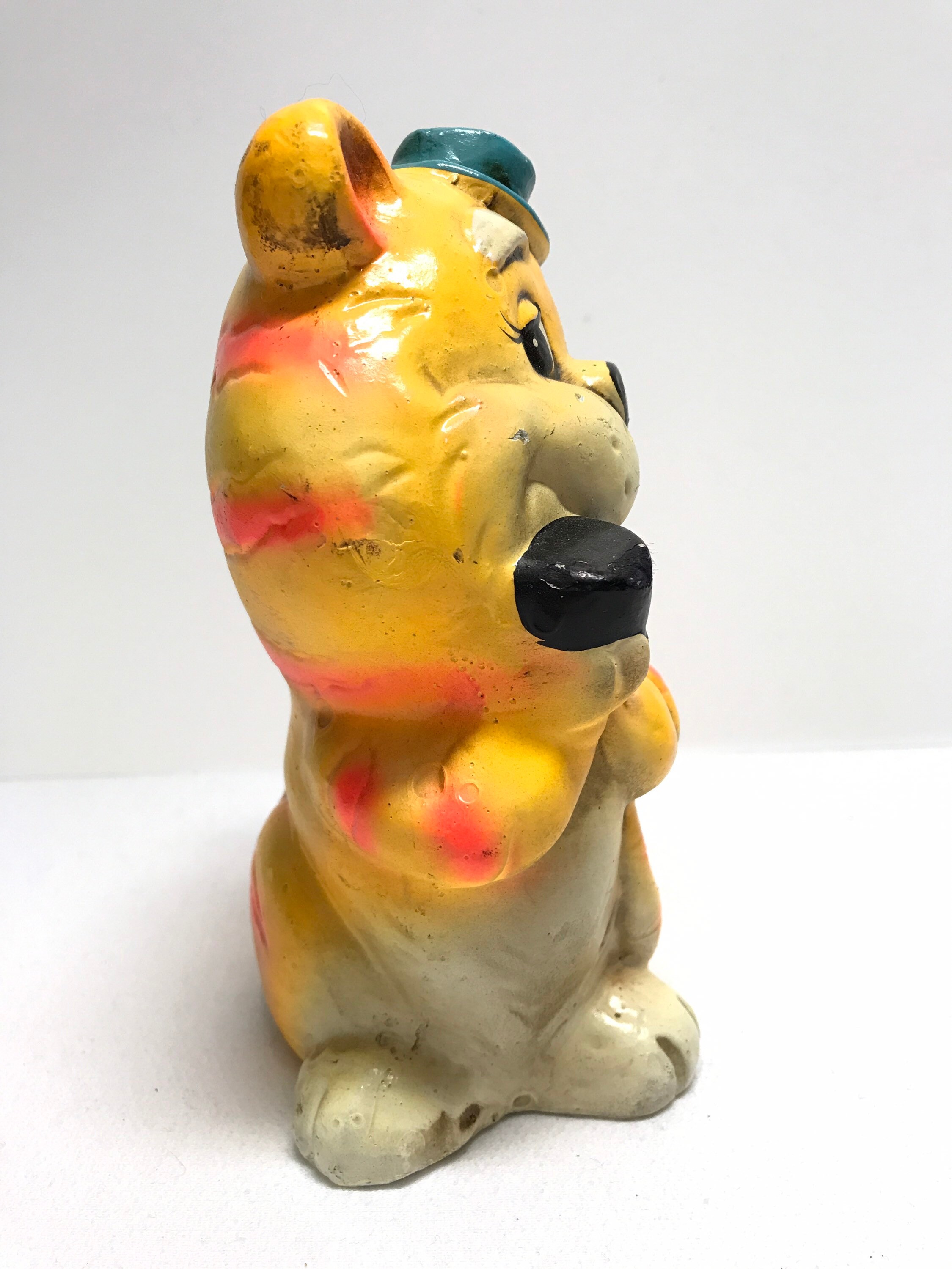 Vintage Chalkware Tiger Piggy Bank 70s Retro Kitsch Figurine | Etsy