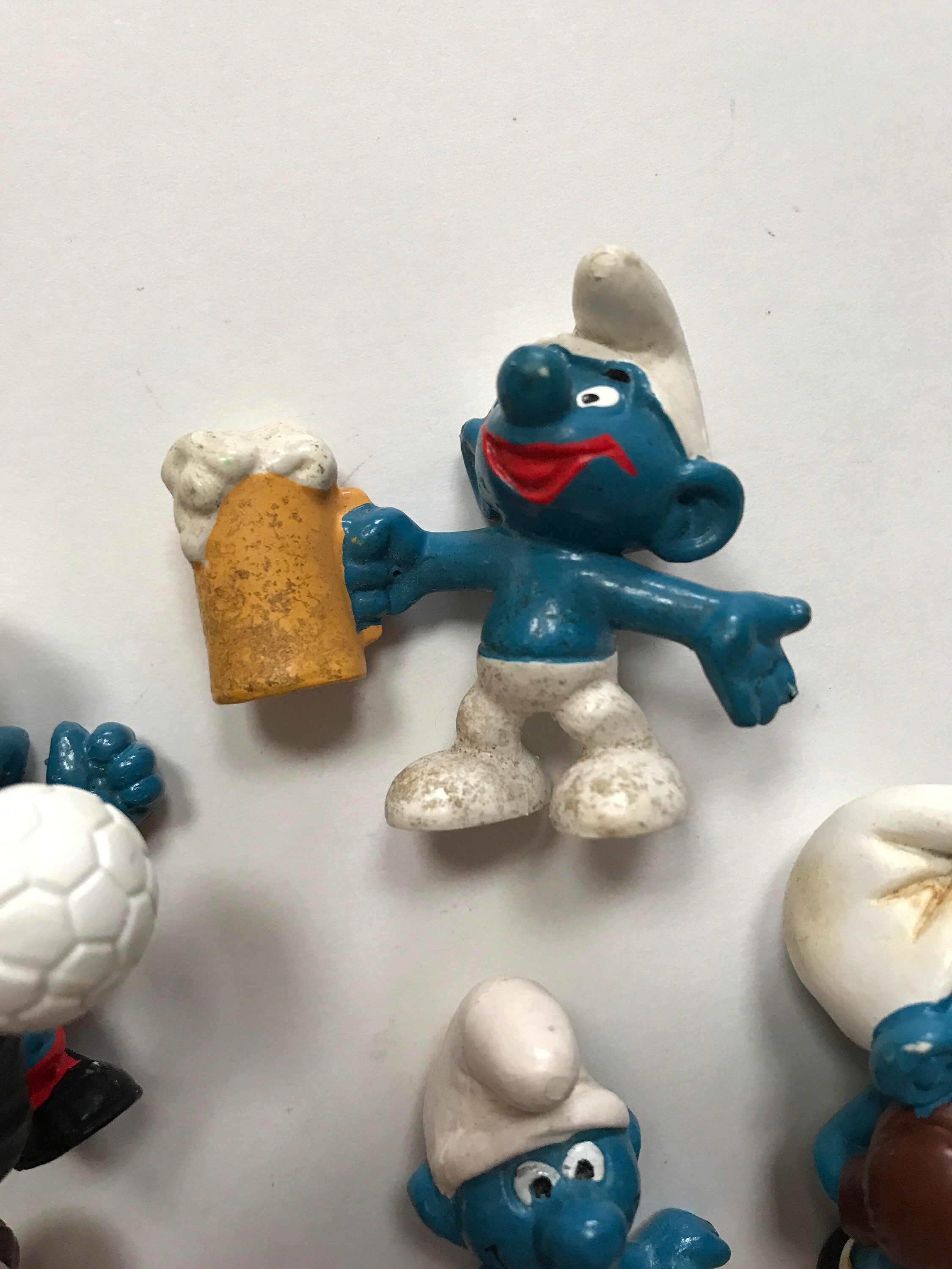 1980s PVC Smurfs Figures Peyo Bully Mini Cute Toys Kids Retro | Etsy