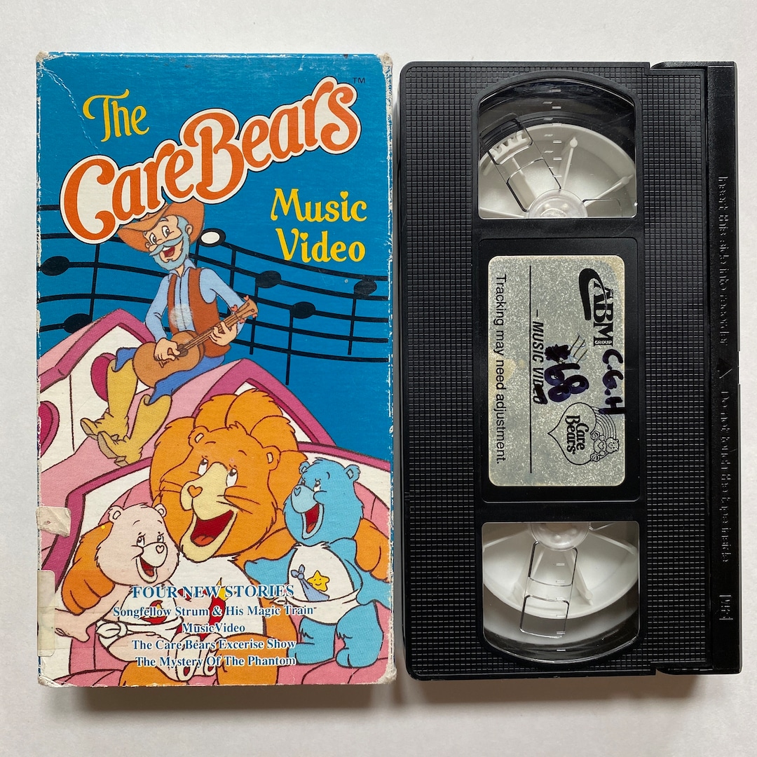 1991 the Care Bears Music Video VHS Video Tape Tested Working Condition ...