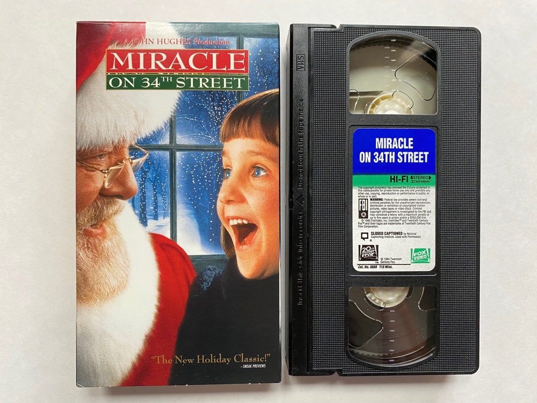 Miracle on 34th Street VHS Video Tested Working Holiday Christmas Movie ...