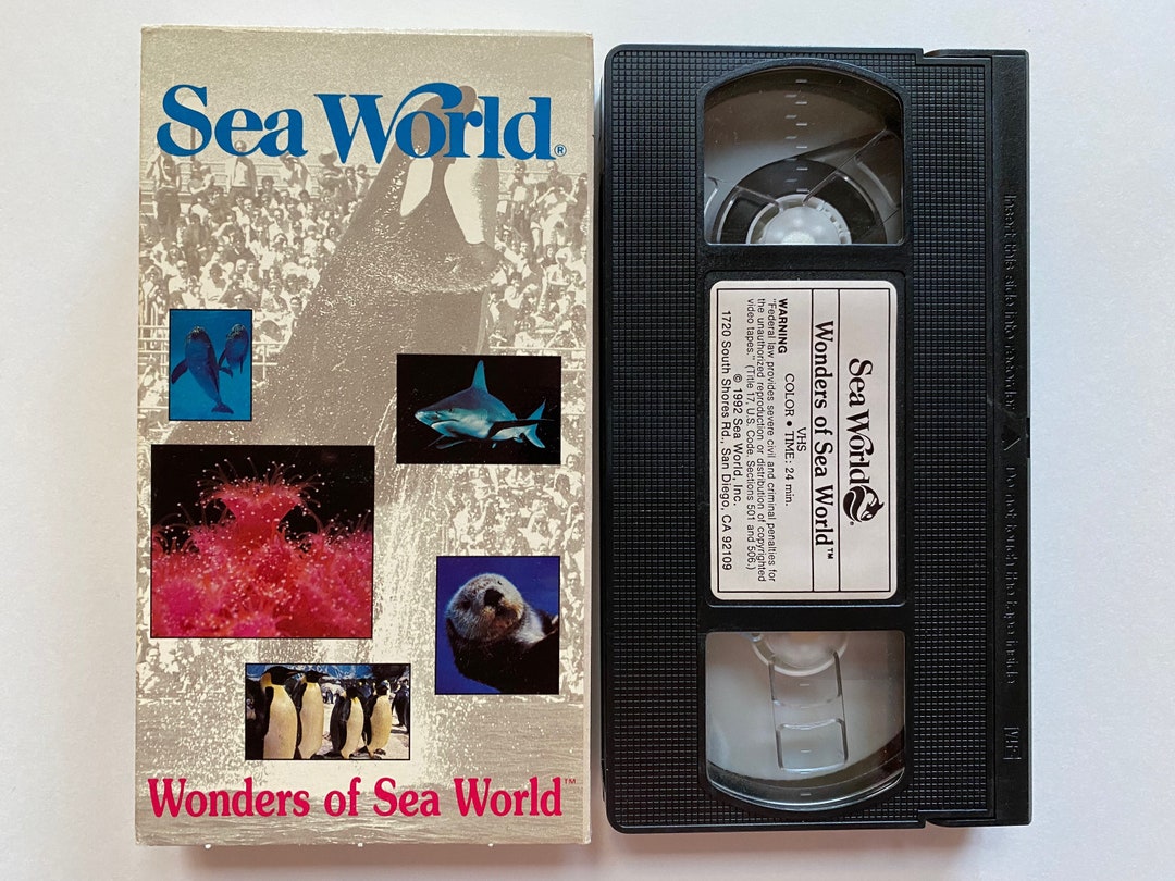 Wonders of Sea World VHS Video Tape Shamu 1992 - Etsy