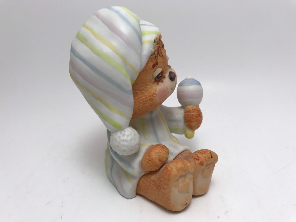 1982 Teddy Beddy Bear Porcelain Figurine Enesco Morgan RARE - Etsy