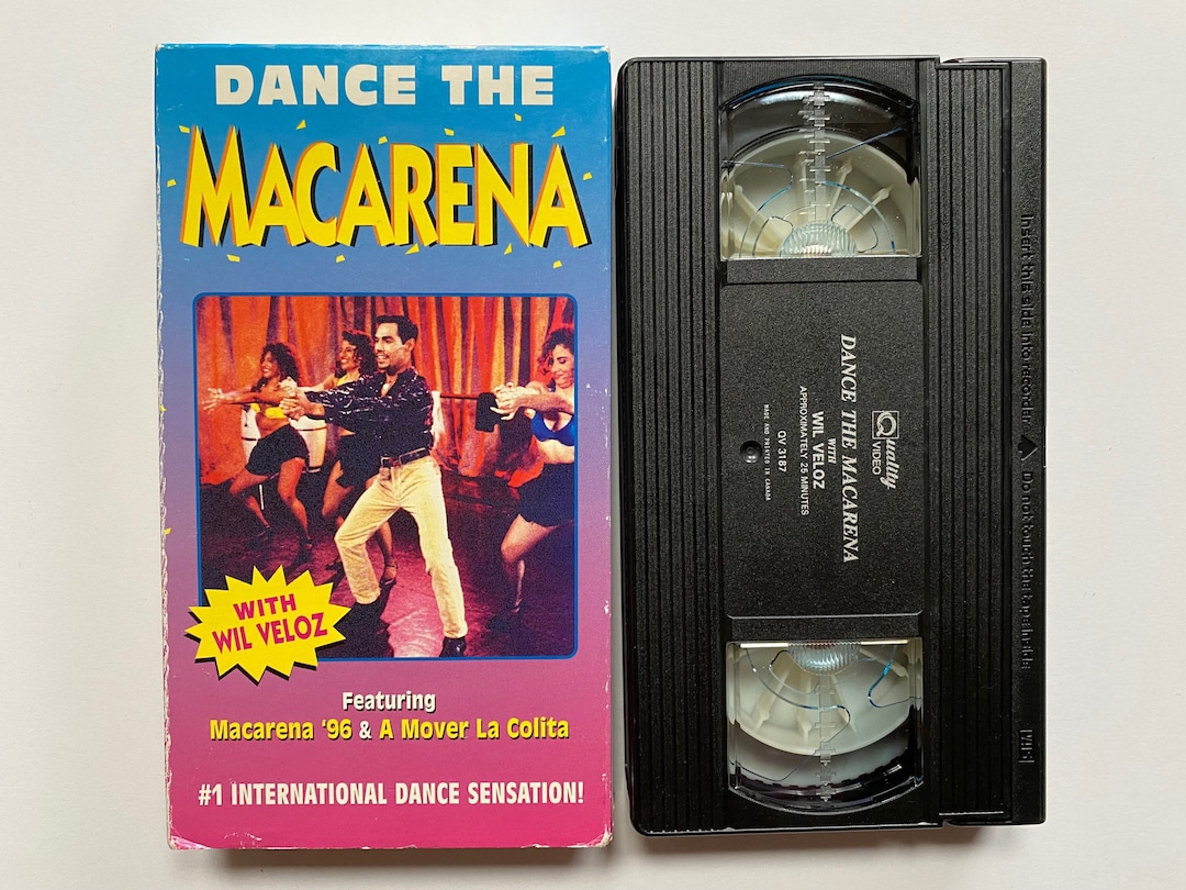 Dance the Macarena VHS Video Tape Tested Working 1996 Wil Veloz Latin ...