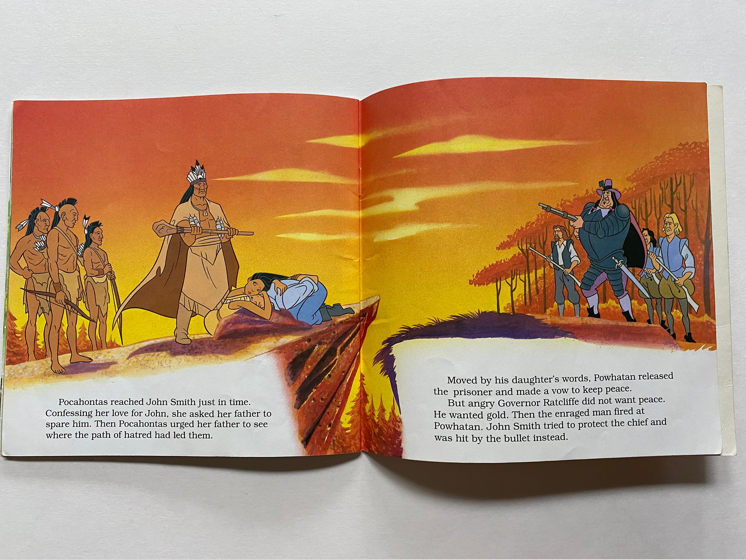 1996 Pocahontas Childrens Picture Book Golden Disney Story - Etsy