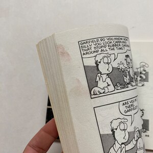 1985 Garfield Rolls on Comic Strip Book Kids Children Funnies 11th Book ...