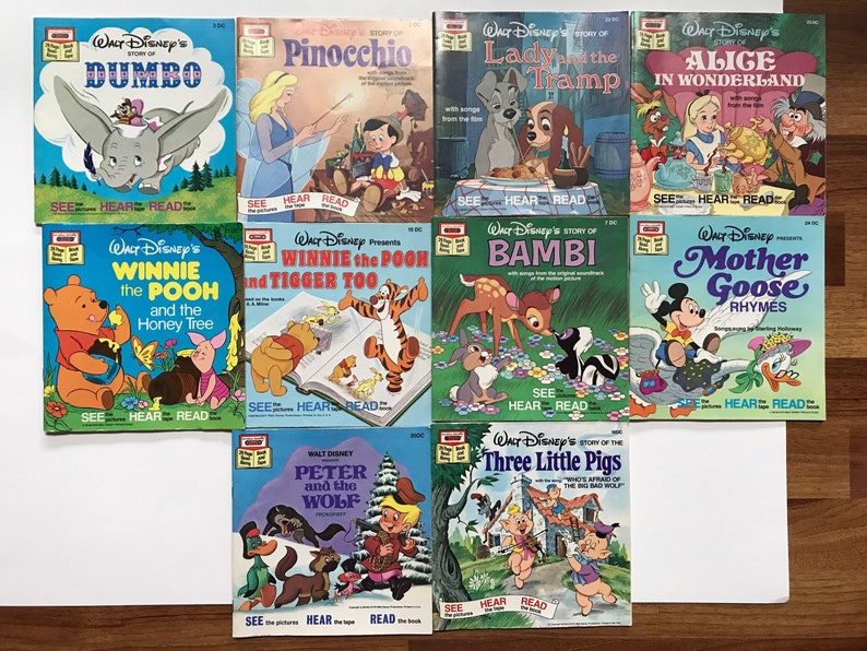 Disney Storyteller Cassette Tape and Book Carry Case Kids - Etsy