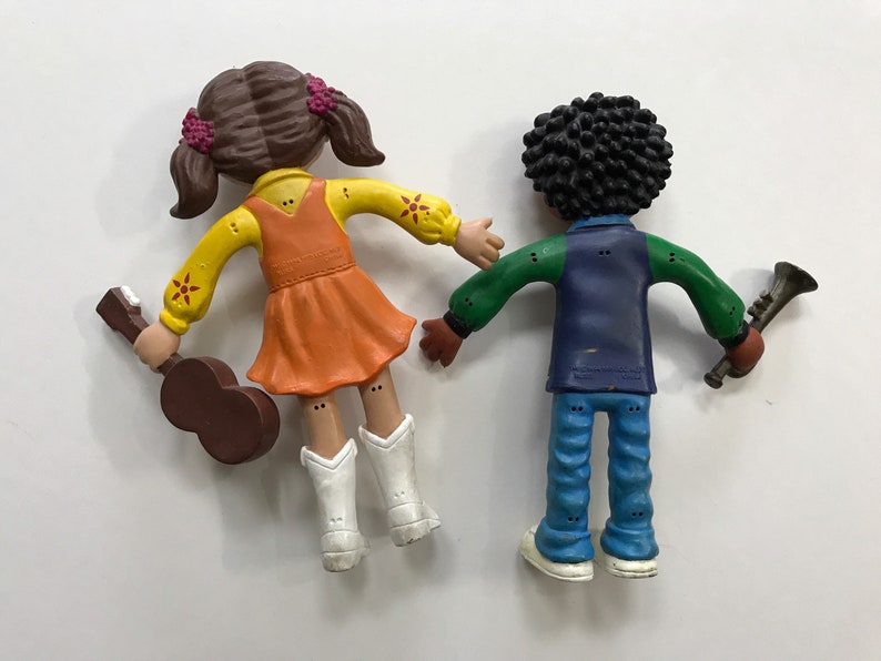 1994 the Puzzle Place Bendy Rubber Toys Pair Collectible 90s | Etsy