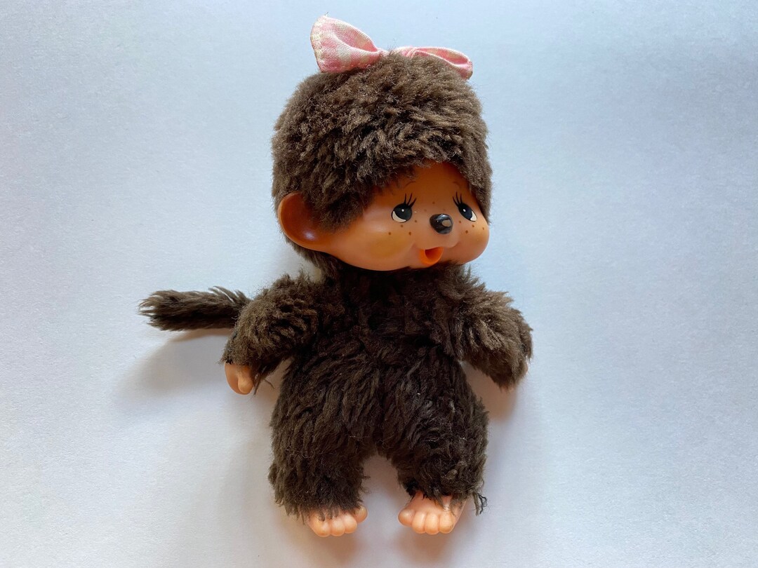 Monchhichi Doll Sekiguchi Japan 70s Toy Kids Collectible Monkey Thumb ...