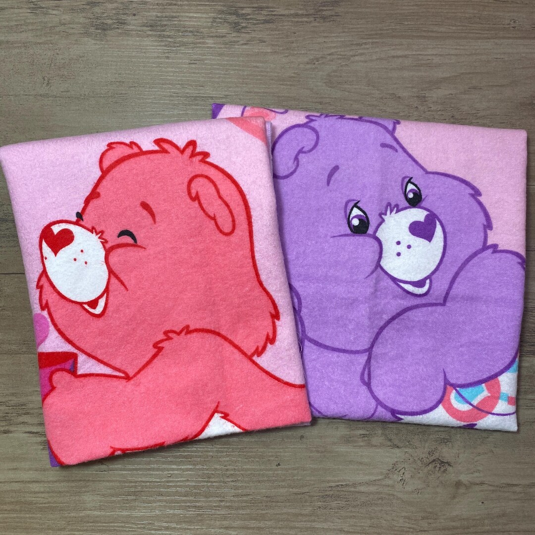 Care Bears Flannel Sewing Fabric Panels 2004 Early 2000s Vintage Y2K ...